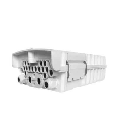 China 32 Cores PC+ABS Material Fiber Optic Distribution Box for Indoor and Outdoor Use for sale