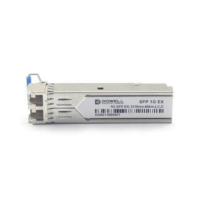 China 1.25Gbps SFP Transceiver Module 1310nm Wavelength 40km Reach For High Speed Data Communication for sale