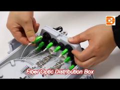 indoor wall mounting fiber optic distribution box 8 cores waterproof ip55