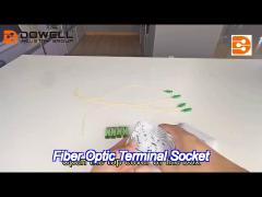 ftth 4 cores indoor fiber optic abs box