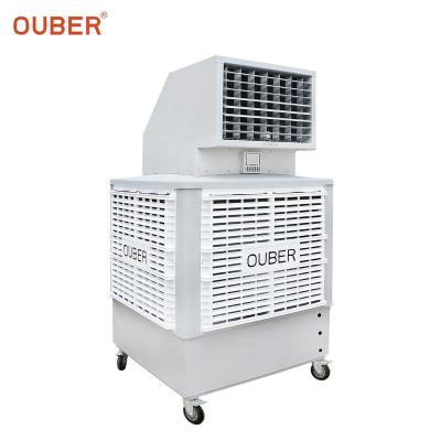 China Hotels Air Conditioner New Green Evaporative Air Cooler With Large Nudged Small Water Tank for sale