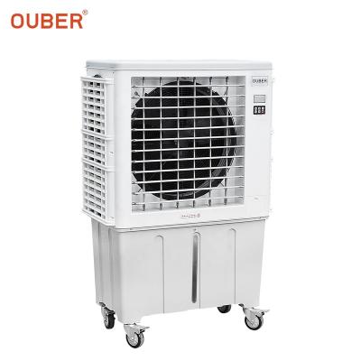 China Axial fan OUBER portable water evaporative air cooler for workshop in Vietnam for sale