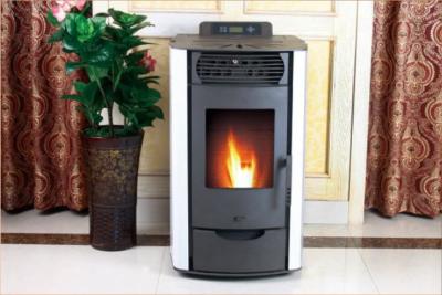China Freestanding Pellet Stove Metal Material , Pellet Wood Burning Stove 69x52x92cm for sale