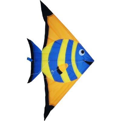 China 30m Stackable Fiberglass Frame Flying Fish Kite for sale