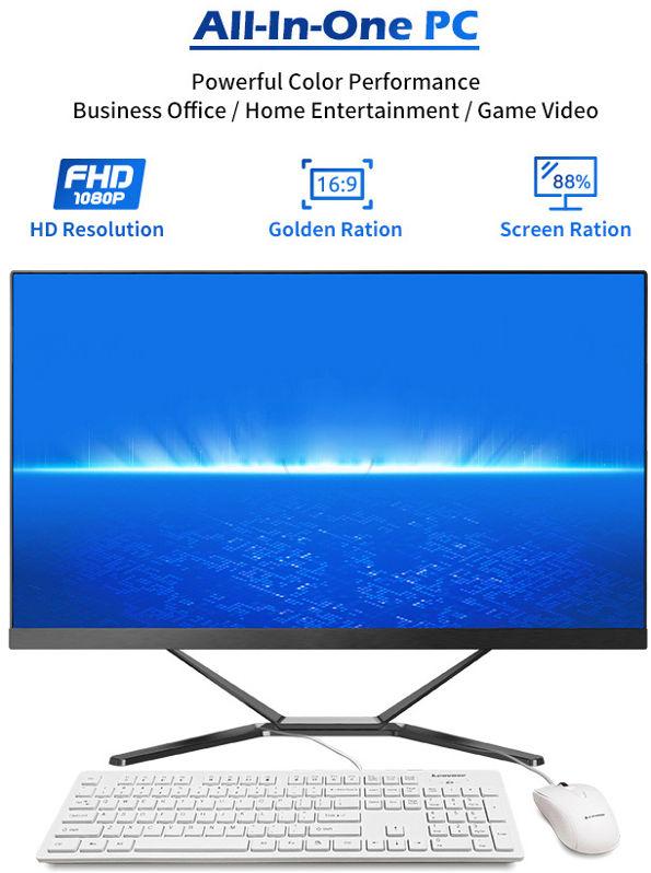 21.5 "23.8" Cheap AIO Core I3 I5 I7 Laptops For Office Gaming computer Desktops Barebone All In One supplier