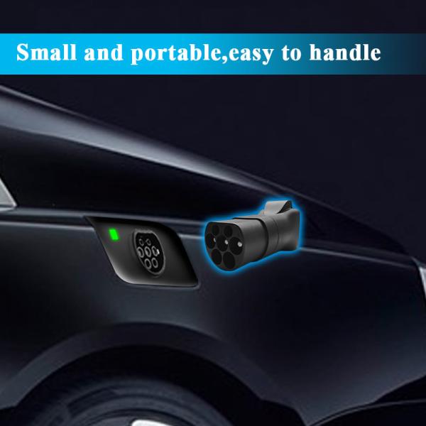 Quality 16A GBT V2L EV Charging Station Adapter Male Plug with Schuko Socket 220V AC For for sale
