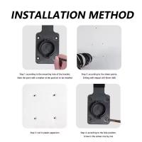 China 1EV Charger Plug Holder Coded Lock Dummy Socket Wall Mounted Ev Charging Cable Holder for sale