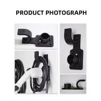 China 1EV Charger Plug Holder Coded Lock Dummy Socket Wall Mounted Ev Charging Cable Holder for sale
