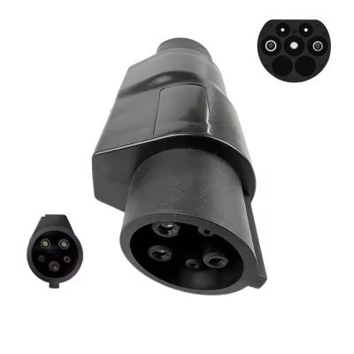 China 240v 7kW 1 Phase EV Car Charging Connector J1772 EVSE Charger adaptor Type 2 to Type 1 Ev Adapter for Retrofit/Upgrade for sale