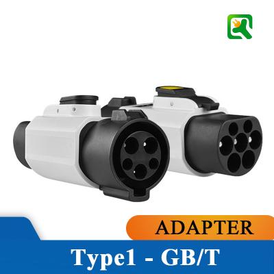 China GBT Cars Adapter Converts Type 1 Charging Pile to Type1 Interface Standard 32A Output Current Portable EV Charger Adapter for sale
