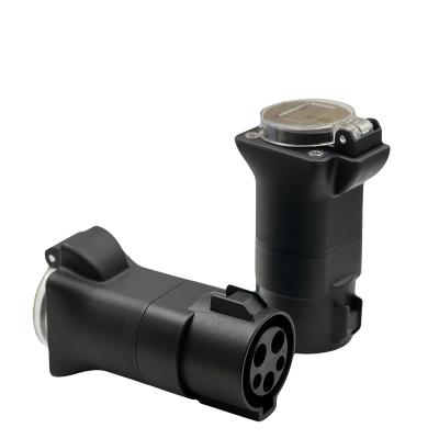 China High Temperature Resistant PC J1772 to NEMA 5-15/5-20 EV Charger Adapter for E-Bike Scooter 240V Outlet 3.5 Kw / 7Kw for sale