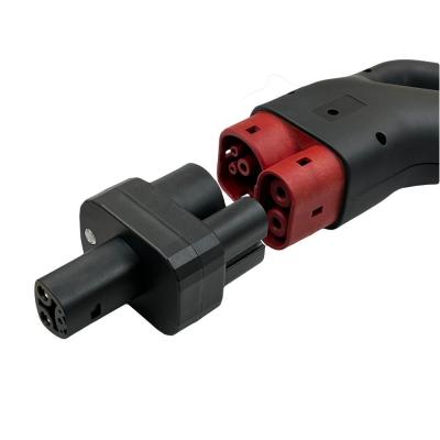 China CCS Combo 2 To US Tesl-A Dual DC Type 2 AC 250kW/ 22kW Max Model S3XY Adapter for sale