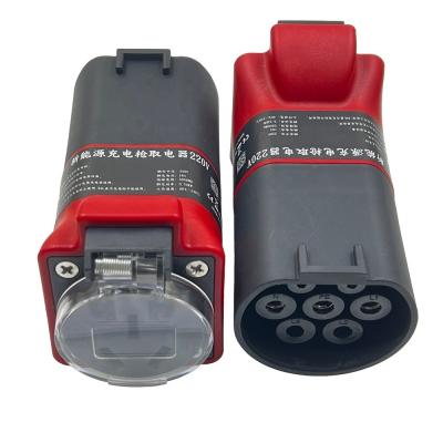 China BLACK Flexibility IEC 62196-2 Type2 EV Charging Socket Outlet US EU Universal Standard Socket for Your Requirements for sale