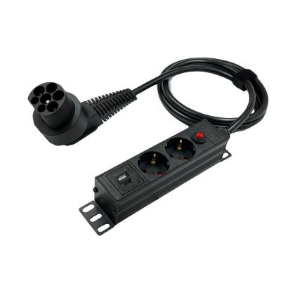 China 16 Amps AOTAI Type2 to Schuko Electrical Car Type 2 Charging Cable and Performance for Euro Socket 220V Outlet for sale