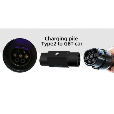 China E-mingze EV Charger Power Adapter 32A for Type2 to GBT Adapter Charging Cable Made of High Flame Retardant PC Fuel for sale
