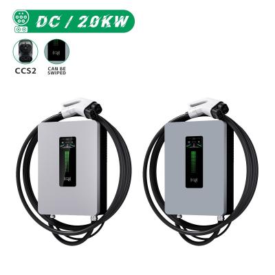 China E-Mingze Factory Direct 20KW/50A Level 3 CCS2 Portable Electric Car Charging Station Fast EV Charger Unmovable Car Wholesale for sale