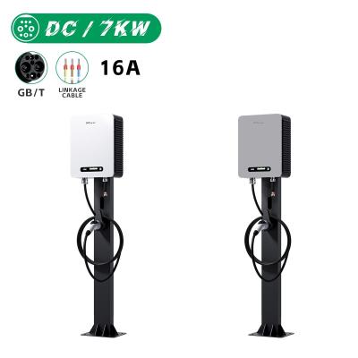 China GBT 16A/7KW Electric Car Charger Post with Overcurrent Protection and Color Screen Purpose For Replace/Repair for sale