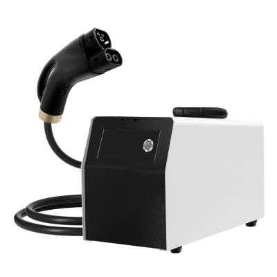 China E-mingze Good Home Power Supply 7kw CCS/Type2 Fast Car Vehicle Mobile Ev Dc Charger Portable EV Charger for Security for sale
