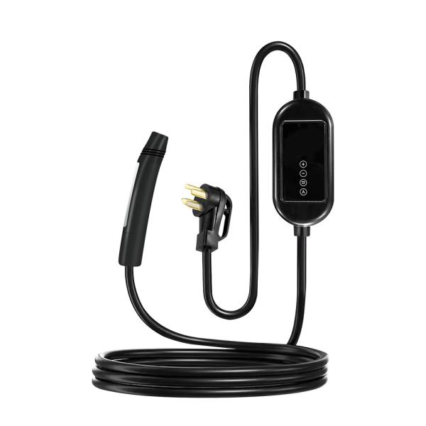 Quality 11KW Adjustable Portable EV Charger Station 48A 1 Phase For Tesla for sale