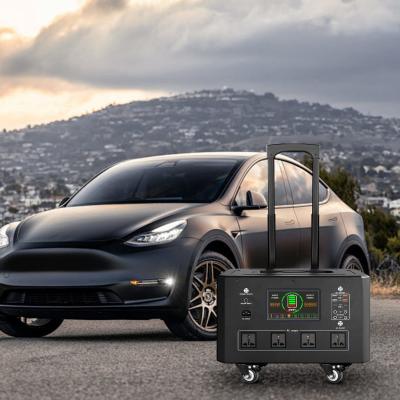 Quality 2.3kWh Battery Mobile Charging Bank With LIFEP04 Battery GBT/Type1/Type2/Tesla for sale