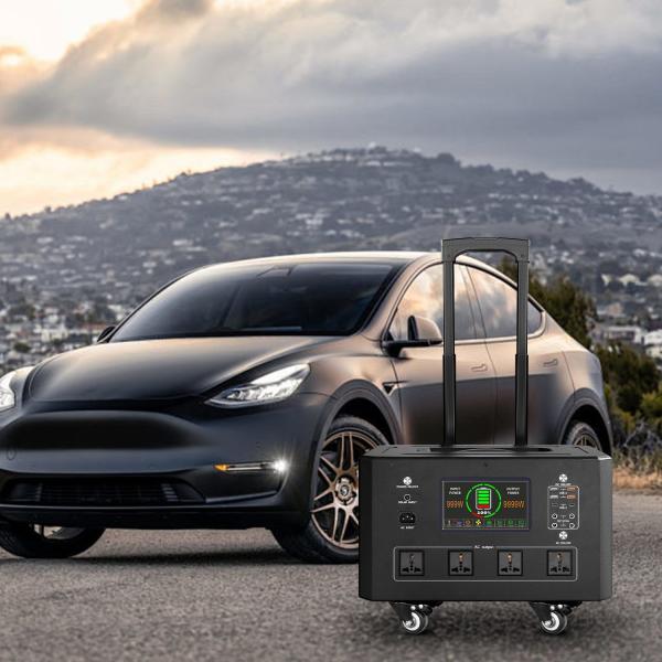 Quality 2.3kWh Battery Mobile Charging Bank With LIFEP04 Battery GBT/Type1/Type2/Tesla for sale