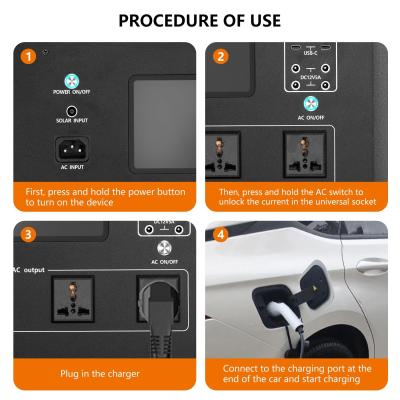 Quality Emergency Power Backup Portable AC Charge 3300W with 2.3kWh LiFePo4 Battery for sale