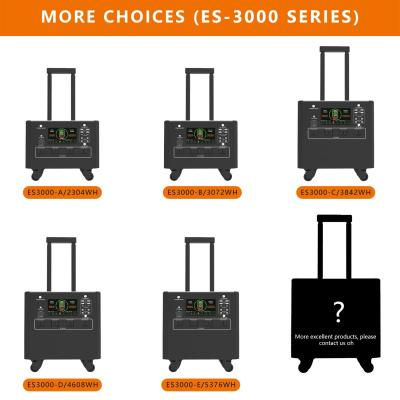 Quality Emergency Power Backup Portable AC Charge 3300W with 2.3kWh LiFePo4 Battery for sale