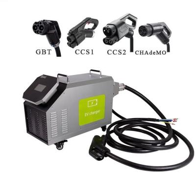 China 30KW Output Power Gbt Type 2 32A 22Kw Movable Powerbank Fast Intelligent Ocpp Car Charger Portable Dc Ev Charger for sale