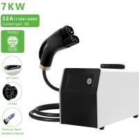 China CCS2 Interface Standard 7KW Movable DC EV Charger for Easy Handling and Security for sale