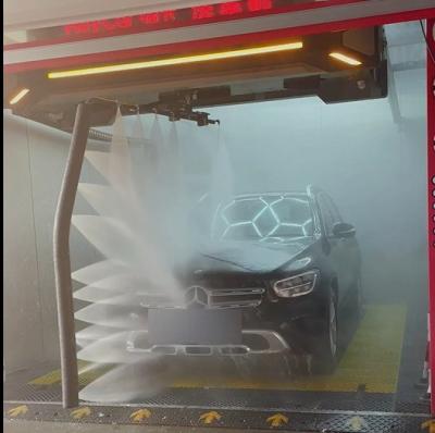China Fully Automatic Touch Free Car Washing Machine Auto Clean Washer with Water Spraying System and Output Power 1500W for sale
