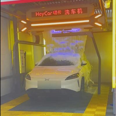 China PLC Control Touchless Car Washer with Robert Arm High Pressure Washer 90-100 Bar Output Power 1500W for sale