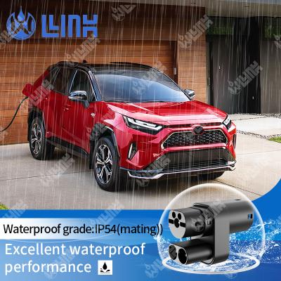 China Olink Wholesale Type2 Ev Charger Car Charger Plug CCS2 Ev Adapter Convertor for Cars Type2 CCS Combo 2 CCS 2 to Type2 Adapter for sale