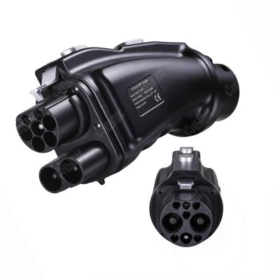China Id6 Ccs2 to Gbt Adapter Evse Charging Connector Ev Dc Charger Ccs2 to Gbt Adapter for Id4 Id6 for sale
