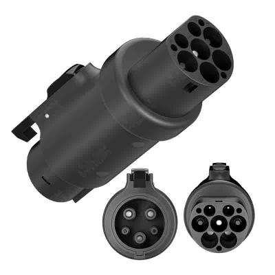 China Dc Fast Charger Compatible Type 2 Charger  With Type1 Charging Socket Type2 to Type 1 J1772 Adapter  for Electric Cars for sale