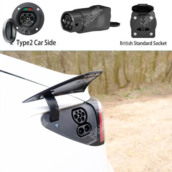 Quality Olink Manufacturer UK Plug EV Cable Adapter MG ZS MG4 MG5 Discharge V2L Vehicle for sale
