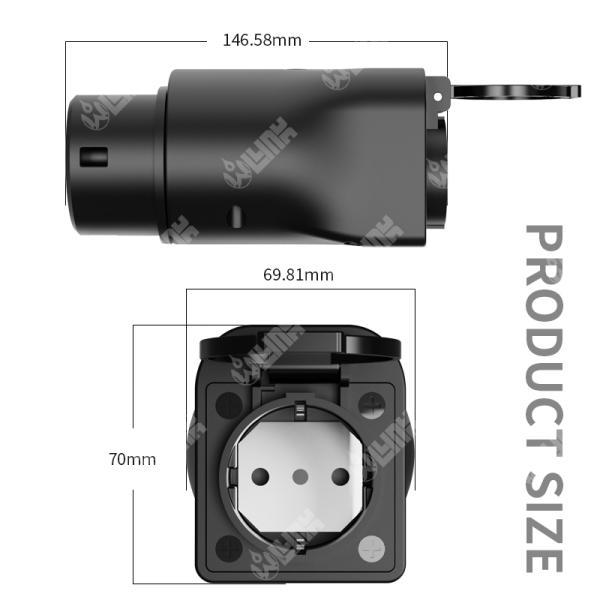 Quality Olink Manufacturer UK Plug EV Cable Adapter MG ZS MG4 MG5 Discharge V2L Vehicle for sale