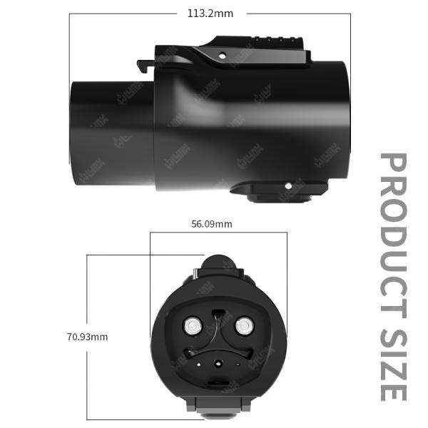 Quality 240V NACS Tesla to GBT Adapter EVSE Charger Connection Tesla to Gbt Adapter for sale