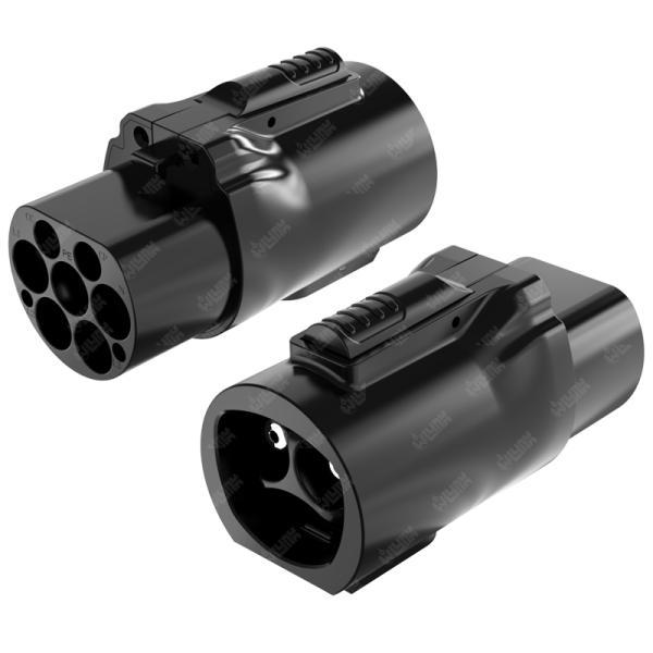 Quality 240V NACS Tesla to GBT Adapter EVSE Charger Connection Tesla to Gbt Adapter for sale