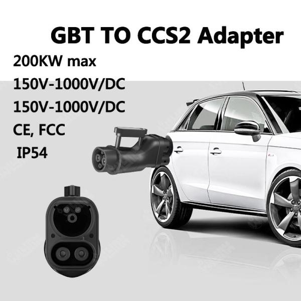 Quality Evse EV Charging Connector Ce Ev Dc Charger 200A DC GBT to CCS2 Adapter for for sale