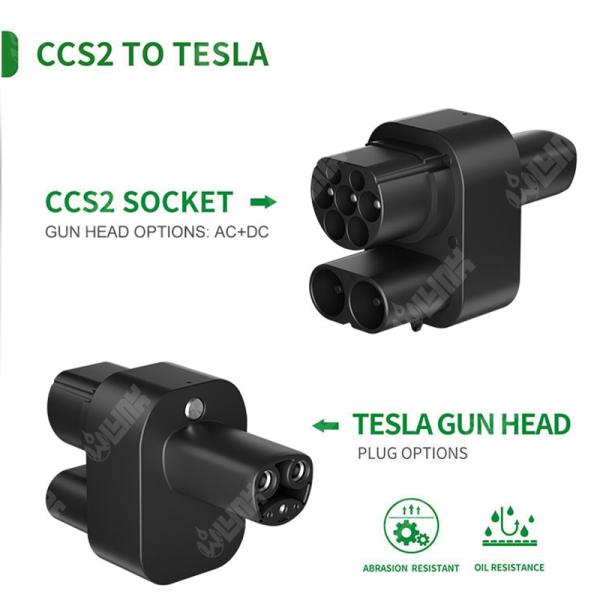 Quality Tesla EV Adapter CCS2 Adapter Level 2 EV Charging Connector IP54 Mating for sale