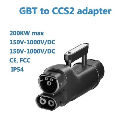 China Electric Vehicle  EV Fast Charging Plug GB/T to CCS2 Adapter 200A DC Combo 2 EV  Connector GBT to Ccs2 Adapter for sale