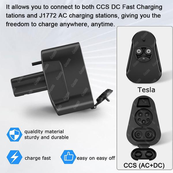 Quality Olink CCS1 to Tesla EV Adapter NACS Charger Compatible EV Charging Connector for for sale