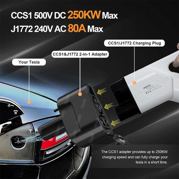 Quality Olink CCS1 to Tesla EV Adapter NACS Charger Compatible EV Charging Connector for for sale