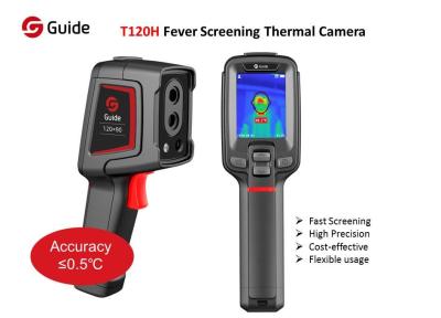 China RoHS 1.2m away LCD Display Handheld Infrared Thermal Scanner for sale
