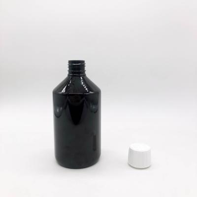 Cina Materiale del colletto in PET Medicina liquida Contenitore di integratori di vitamine con tappo a prova di bambini in vendita