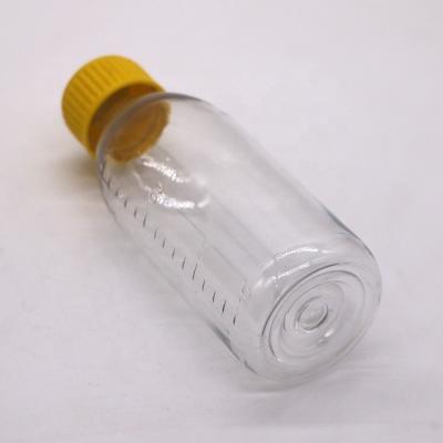 Cina Bottiglia di sciroppo PET vuota marrone/amber/trasparente con tappo a vite a prova di manomissione in vendita