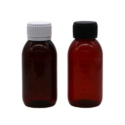Cina Bottiglia con tappo a vite in PET da 100 ml per il supplemento liquido di sciroppo di acero in vendita