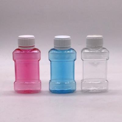 Cina Bottiglia di lavaggio della bocca in plastica PET liquida da 75 ml per lavaggio della bocca liquido in colore personalizzato in vendita