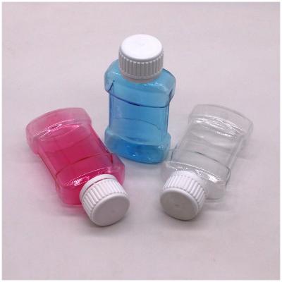 Cina Bottiglia di lavaggio della bocca in plastica PET liquida da 75 ml per lavaggio della bocca liquido in colore personalizzato in vendita