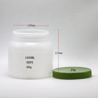 China Customized 1000mL HDPE Honey Jar Empty Container with Pump Sprayer Cap for sale